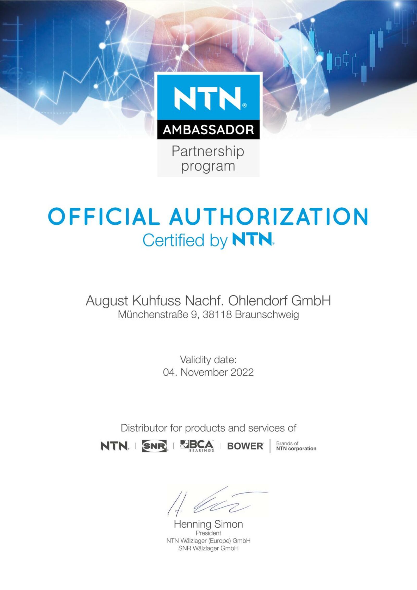 Autorisierte Vertriebspartner